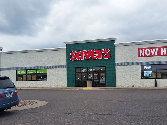 Green means go... shopping! Savers in Eau Claire is like a department store's cooler, quirkier cousin.