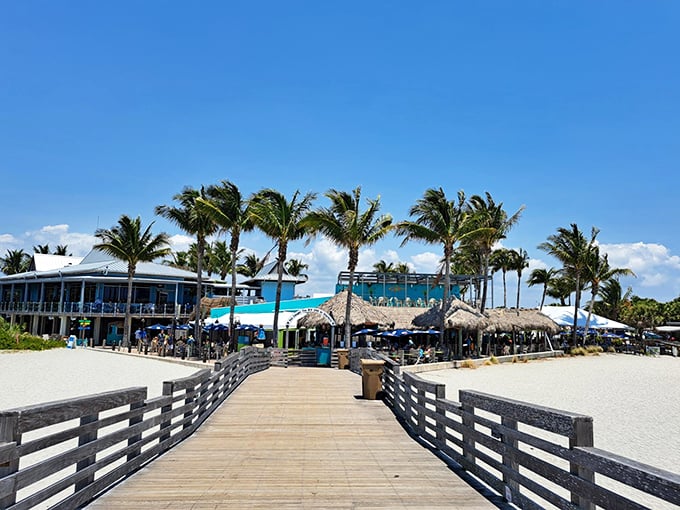 Sharky's on the Pier: Where flip-flops meet fine dining, and every meal comes with a side of ocean breeze.