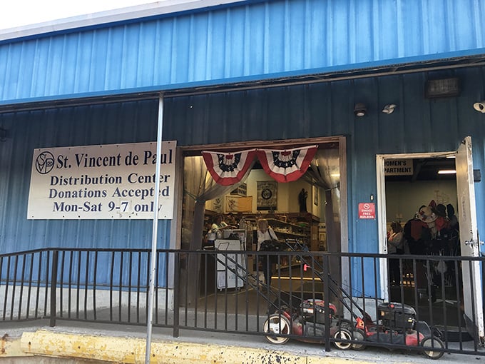 St. Vincent de Paul: Where 'gently used' meets 'greatly loved.' Step into this Covington cornucopia of curiosities and pre-loved treasures.