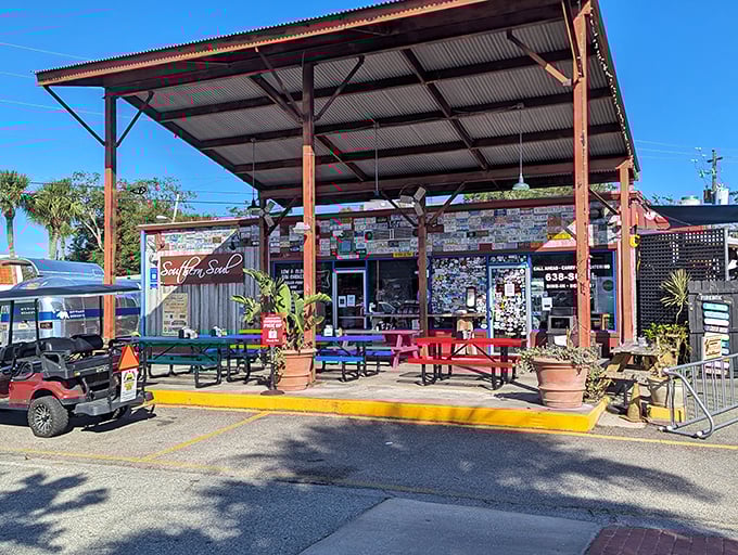 Southern Soul Barbeque: Beach vibes meet smoky goodness. This colorful shack serves up barbecue that'll make you forget about your swimsuit diet.