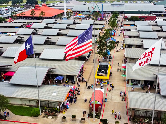 Imagine if your garage sale had a growth spurt. That's Traders Village Houston &ndash; a kaleidoscope of knick-knacks and unexpected finds.