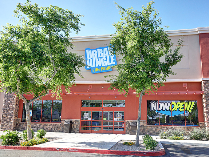 Welcome to the concrete jungle! Uptown Jungle Fun Park: where climbing, sliding, and defying gravity are all in a day's play.