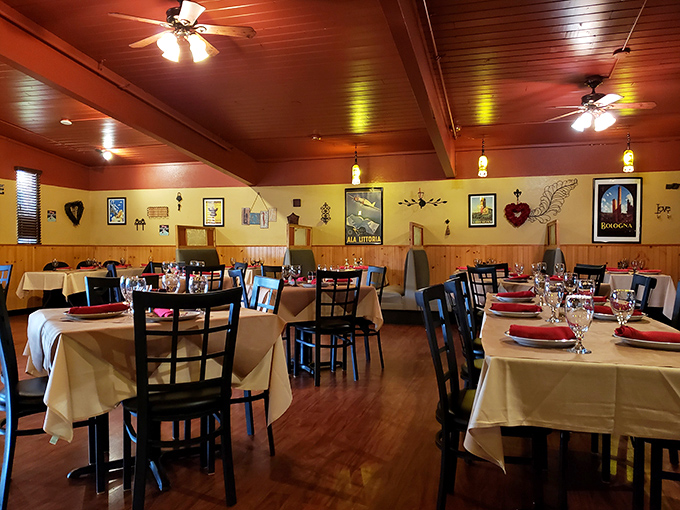 Amore's rustic charm transports you straight to Tuscany. The only thing missing is a Vespa parked outside and George Clooney at the next table.