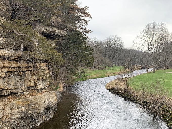 Mother Nature's own rock concert! Apple River's rushing waters provide the soundtrack to your adventure. No earplugs required.