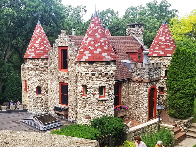 Moat? Check. Drawbridge? You bet. Bettendorf Castle is what happens when suburbia meets Camelot. Time to practice your royal wave!