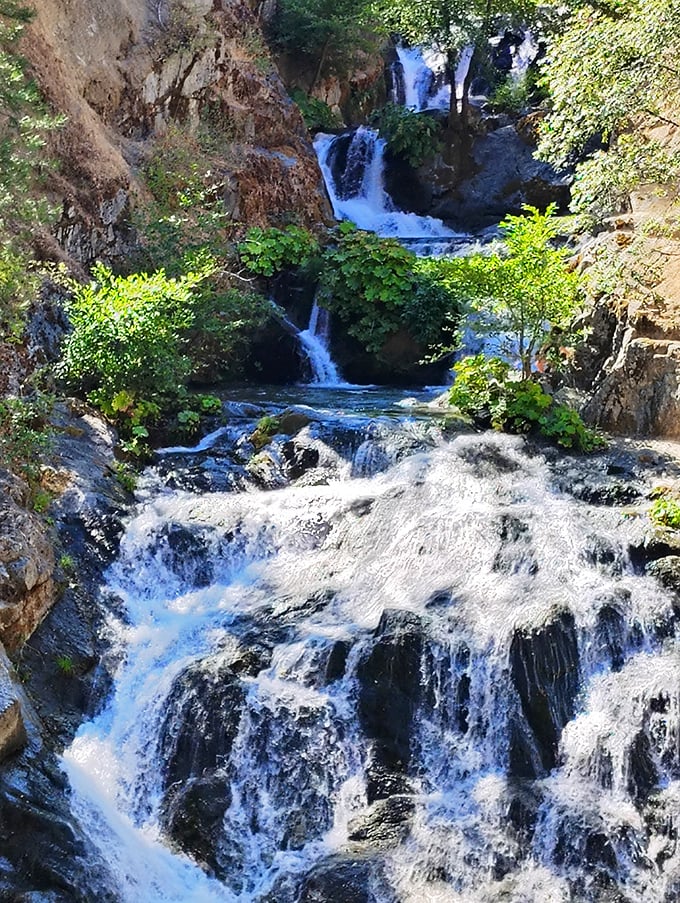 Nature's stairway to heaven? Brandy Creek's tiered falls will have you believing in a higher power &ndash; or at least in good hiking boots.