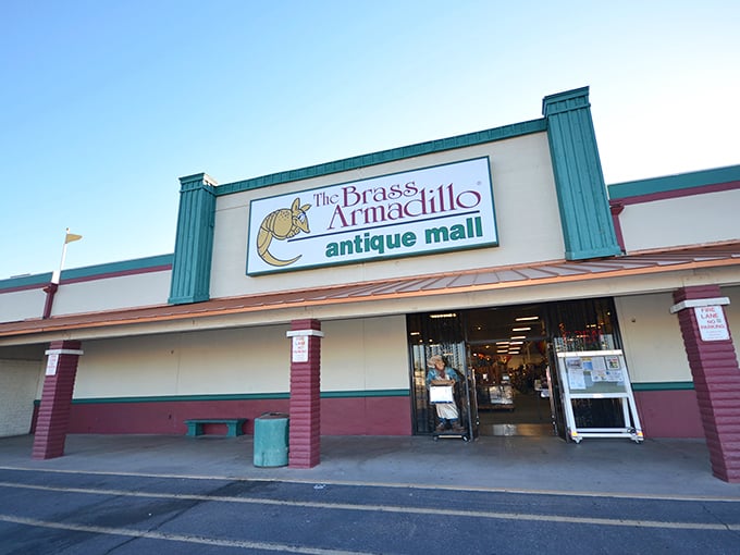 With a name like "Brass Armadillo," you know you're in for a quirky adventure. This isn't your average antique mall, folks!