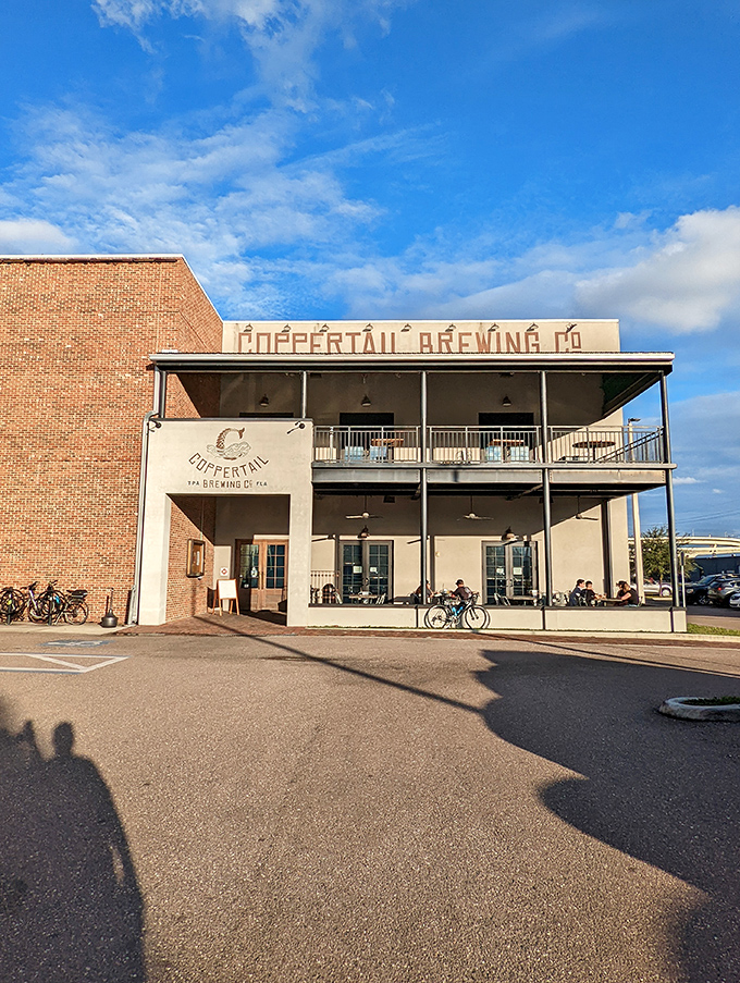 Coppertail: Where industrial chic meets maritime magic. This brewery is making waves in Tampa's beer scene, one pint at a time.