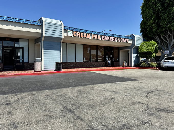 Blink and you'll miss it! Cream Pan's modest exterior belies the flavor explosions waiting inside. Strawberry croissant, anyone?