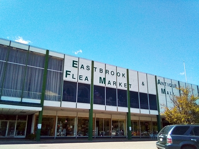 Step into Eastbrook and prepare for sensory overload! It's a kaleidoscope of eras, where every decade is having a garage sale simultaneously.