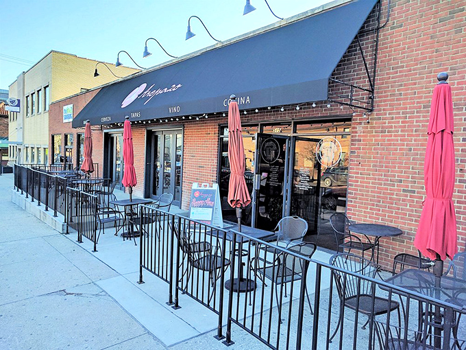 Arepa alert! El Arepazo's outdoor seating is perfect for people-watching while you devour corn-based pockets of joy. It's like a Cuban beach vacation, minus the sand in your shoes.