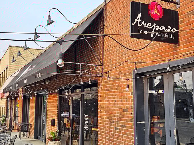 "Step into El Arepazo and suddenly you're in a Frida Kahlo painting&mdash;but with better food and fewer monkeys."