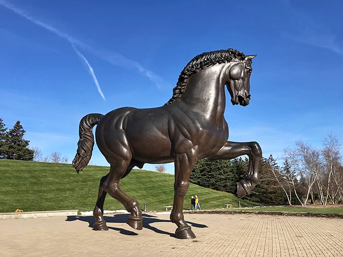 Glass palace meets green paradise. This conservatory is where plants go for their spa day and never want to leave.