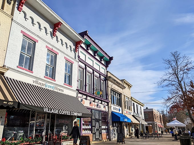Granville: Where college town meets quaint village. The air is thick with intellectual curiosity – and the aroma of really good coffee.
