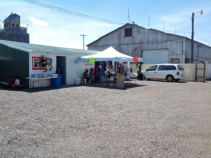 Kora's treasure trove: From vintage signs to rusty gold, it's like your eccentric uncle's garage sale went pro.