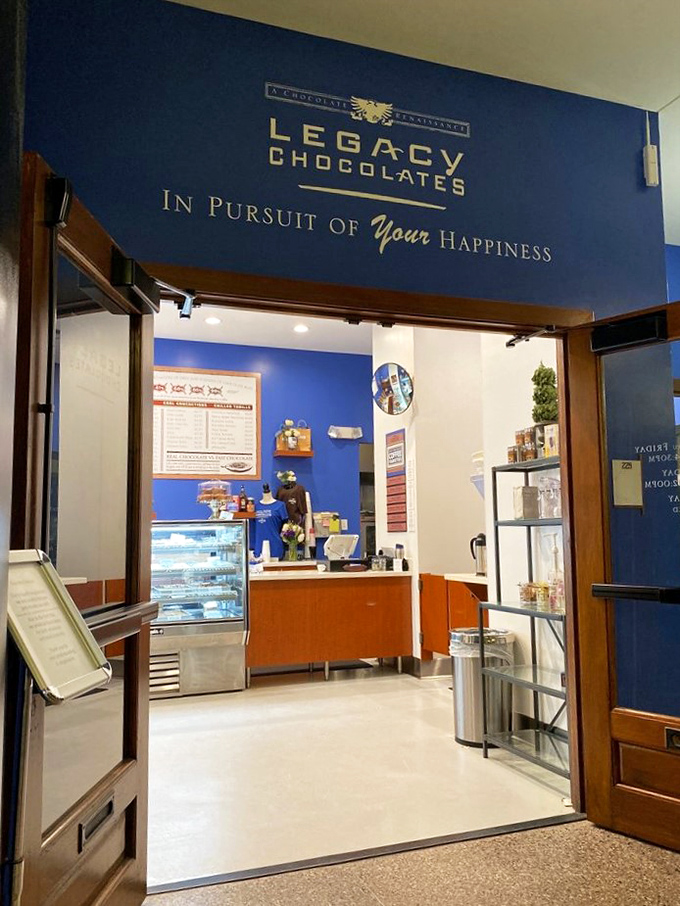 Chocolate PhD, anyone? Legacy's sleek interior is like a laboratory of luxurious flavors, ready for your taste bud experiments.