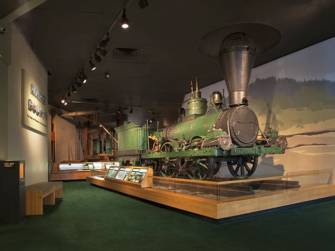 All aboard the time machine! This museum's vintage locomotive whisks you back to Maine's industrial heyday.