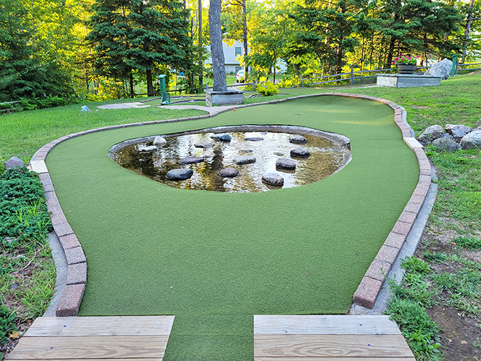 Niagara who? This UP gem combines the thrill of mini-golf with nature's own water feature show.
