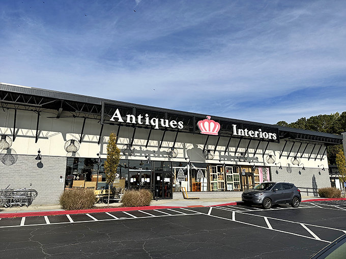 "Crowned with charm, this antique palace invites you to redecorate your castle with treasures from every era."