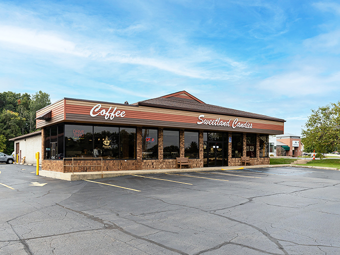 From unassuming exterior to chocolate wonderland. It's like finding Narnia in your closet, but tastier!