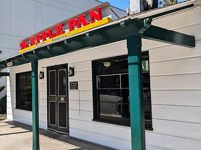 Quality forever? The Apple Pan's bold claim is backed by decades of deliciousness. It's like stepping into a time machine, but tastier.