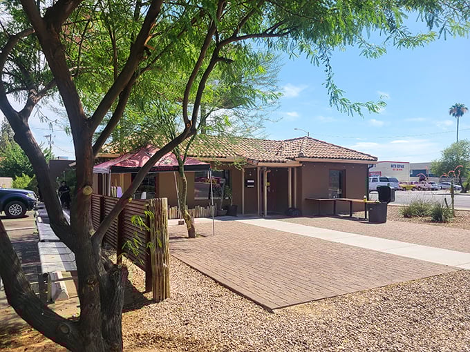 No frills, all thrills! This stark sign is less of an advertisement and more of a siren call to carb lovers everywhere.