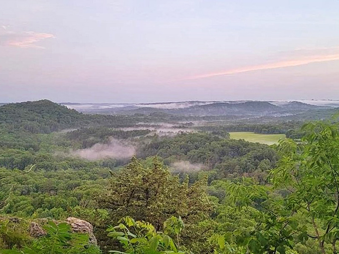 Misty mornings at Wildcat Mountain: Mother Nature's way of saying, "Hey, I woke up like this. Flawless."