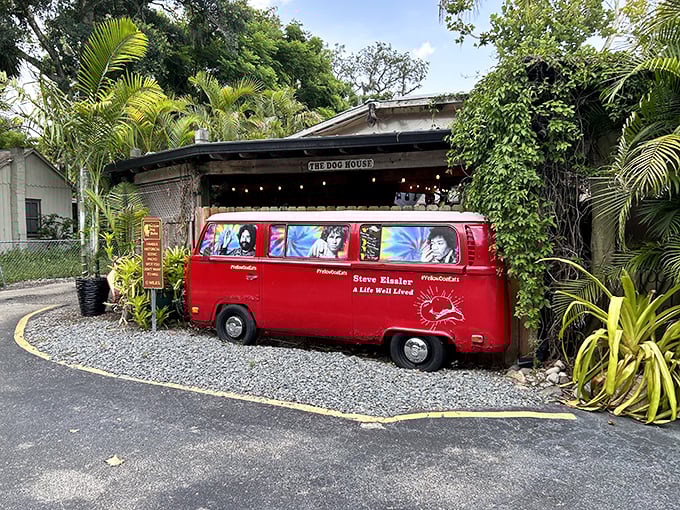 Where retro meets delicious! That vintage VW van isn't just for show &ndash; it's actually a time machine that delivers flavor from the past.