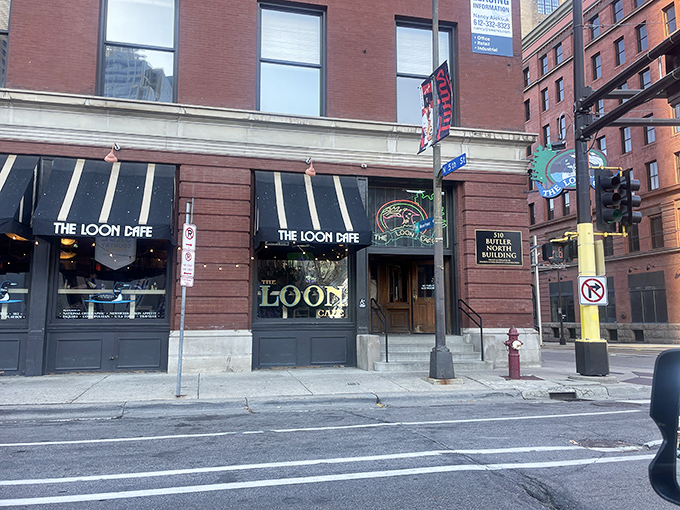 Cozy up at The Loon Cafe. It's the perfect spot to escape winter&hellip; or pretend you're in a Dublin pub. Sl&aacute;inte!