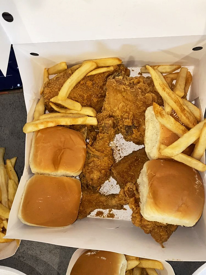 Golden-brown perfection! This 8-piece feast looks like it could make Colonel Sanders hang up his white suit in defeat.