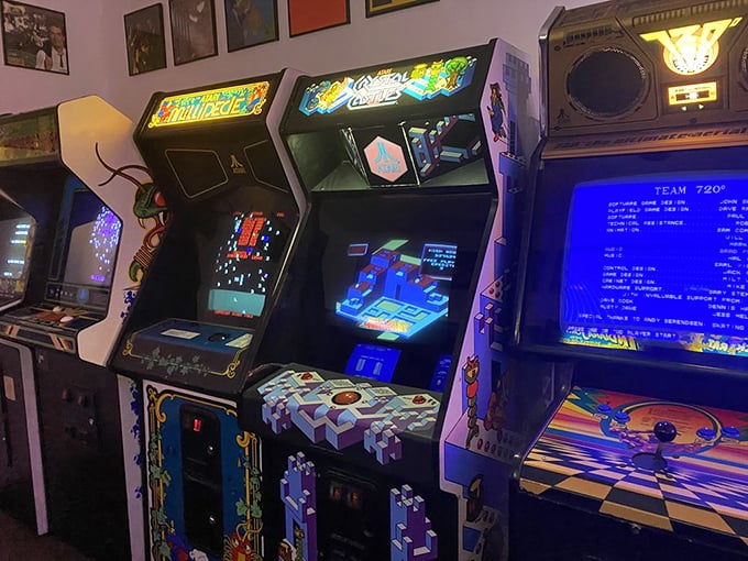 Atari's greatest hits, now playing in surround sound nostalgia. These pixelated wonders still have the power to make grown-ups feel like kids again.