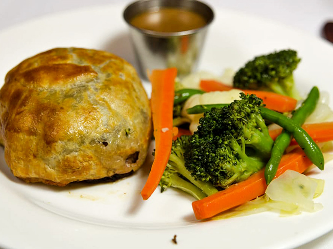 "I see pastry, and I see possibility." This golden-brown beauty isn't just a meal; it's an edible work of art.