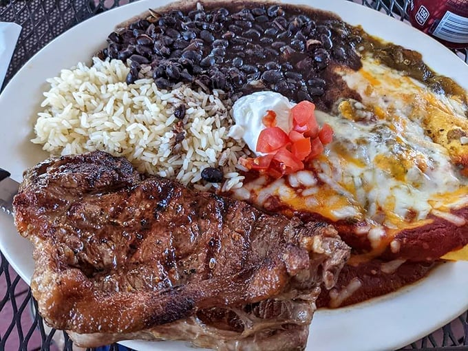 Holy cow! This plate is a carnivore's dream come true. It's not just a meal; it's a meat lover's manifesto.