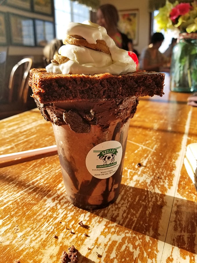 Behold the "Chocoholic's Dream"! This malt could make Willy Wonka himself weak in the knees.