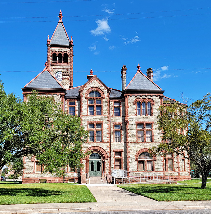 DeWitt County Courthouse: Justice never looked so good! This stunning courthouse could give the Supreme Court building a run for its money.
