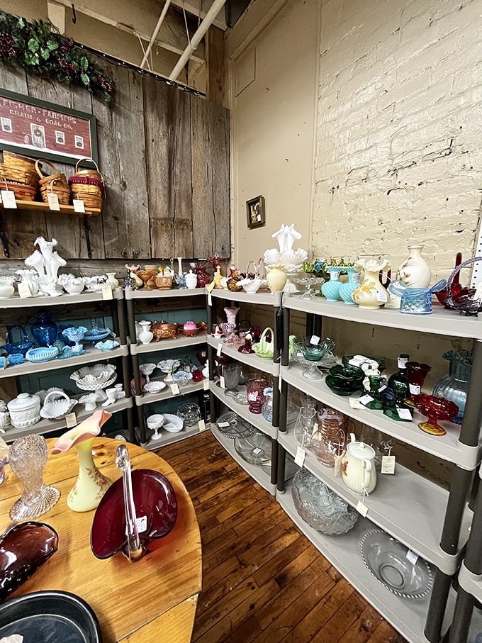 Kitchenware from every era imaginable! From Depression glass to disco-era fondue pots, it's a culinary time capsule that'll make you hungry for history.
