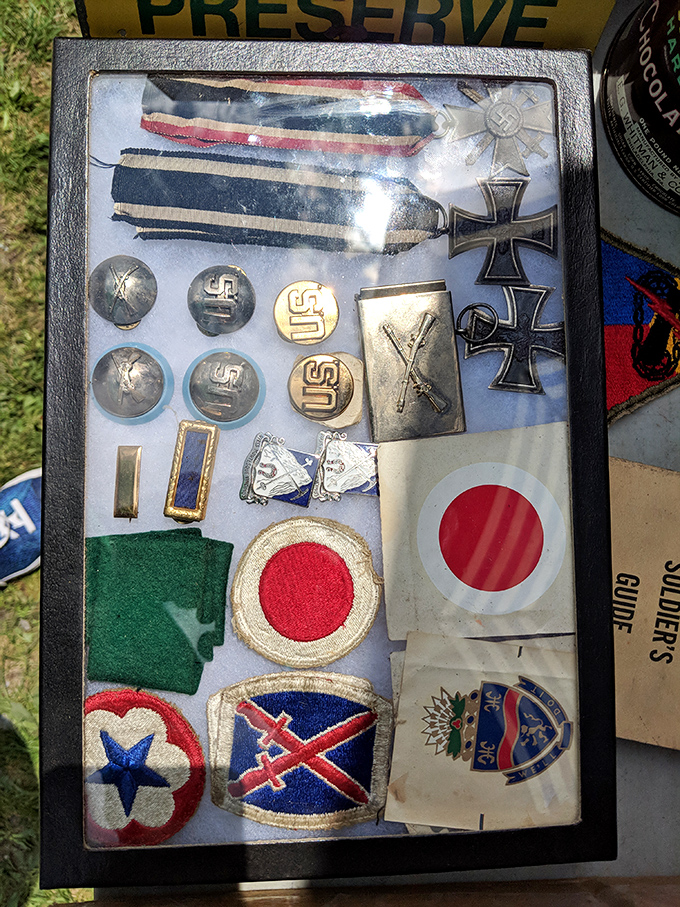 A time capsule of courage: Military memorabilia that whispers stories of bravery, sacrifice, and the indomitable American spirit.