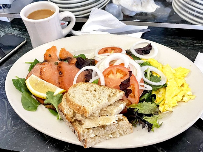 Breakfast of champions? More like breakfast of food gods! This plate is a symphony of flavors that would make Mozart jealous.