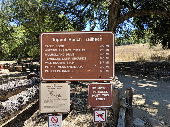 Trippet Ranch: Nature's own GPS. With trails leading to Eagle Rock and beyond, it's like a choose-your-own-adventure book for hikers.