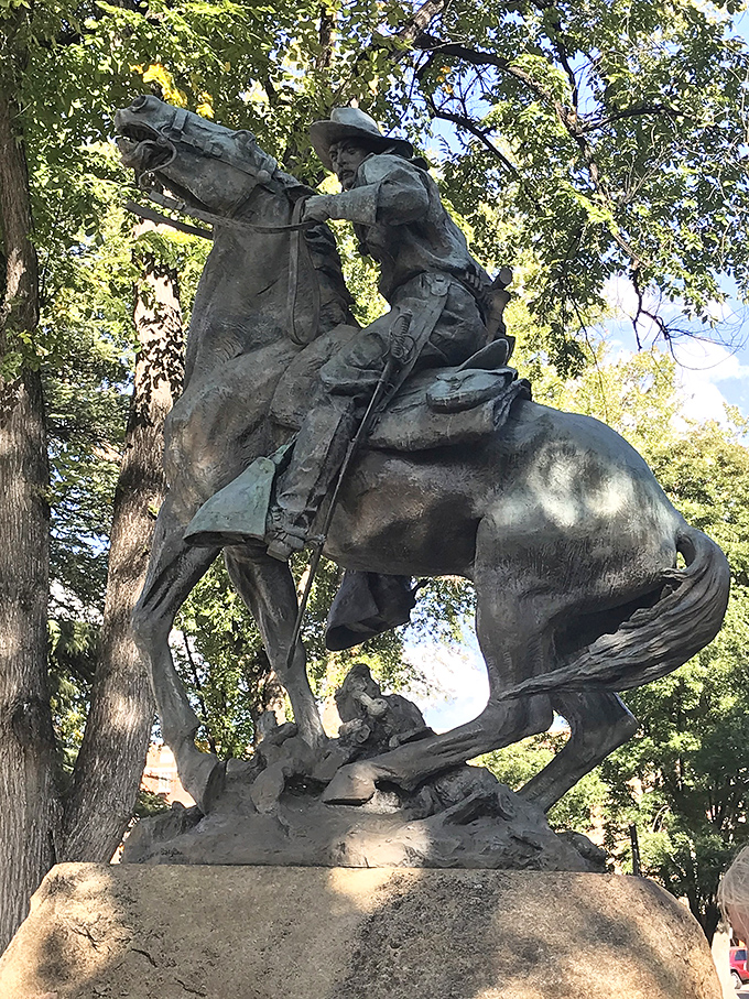 Bucky O'Neill Monument: Giddy up! This bronze cowboy isn't horsing around. He's been standing guard over Prescott's wild west charm for longer than most of us have been alive.