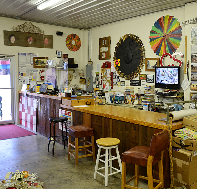 Step right up to the command center of nostalgia! This eclectic counter is where vintage dreams and modern wallets meet in perfect harmony.