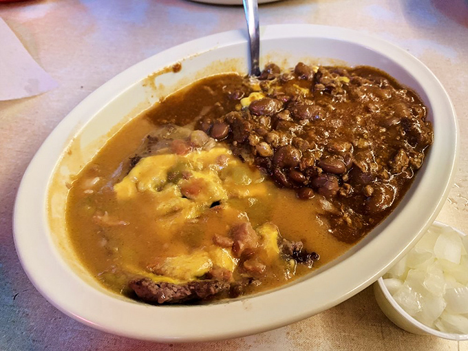 Double trouble or double delight? This Slopper duo is ready to challenge your taste buds and your napkin skills.