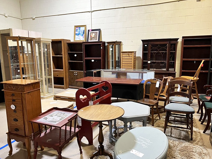 Furniture that tells tales! From Victorian elegance to mid-century chic, each piece here has lived more lives than a cat.