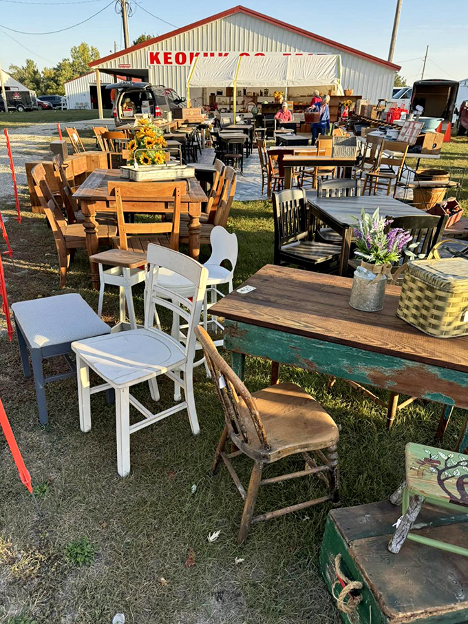 Pull up a chair &ndash; or twenty! This furniture free-for-all is like musical chairs for antique lovers, minus the music and with way comfier seating.