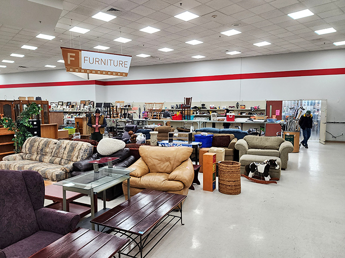 Sofa, so good! This furniture section is where vintage charm meets modern comfort, all at prices that'll make your wallet do a happy dance.