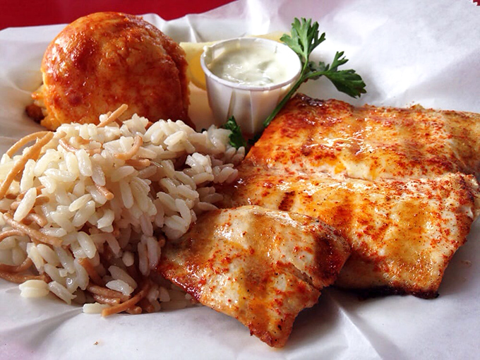 Golden-brown perfection! This Mahi Mahi looks so good, it might just convince you to trade your land legs for fins.