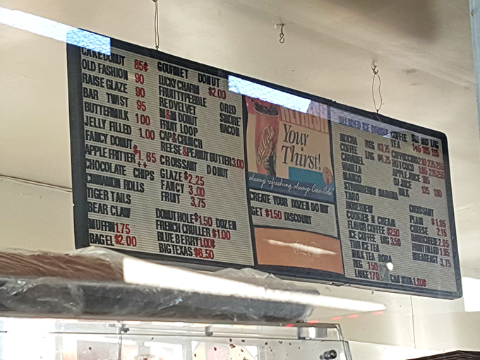 Decisions, decisions! This menu board is a choose-your-own-adventure of deliciousness. Pro tip: There are no wrong choices here.