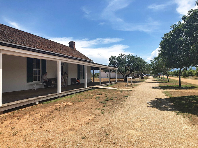 Stroll down memory lane! These historic buildings and shady trees offer a peaceful promenade through Arizona's frontier days. No time machine required!