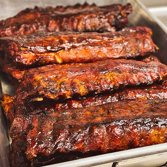 Holy smoke rings, Batman! These ribs look so good, they might just make you forget your table manners. Napkins are your new best friend.