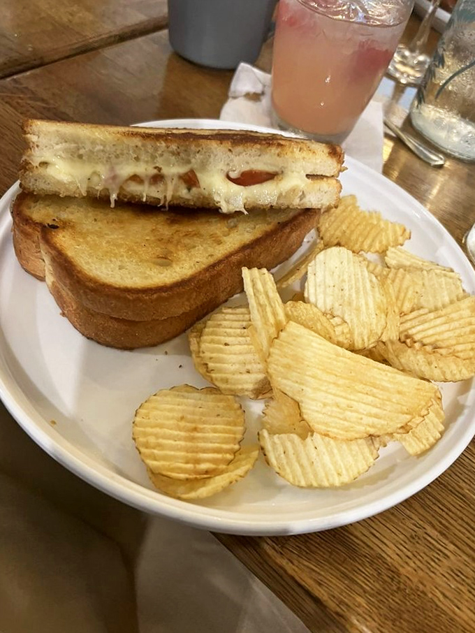 The Holy Grail of grilled cheese! This sandwich is so gooey, it could star in its own slow-motion food commercial.